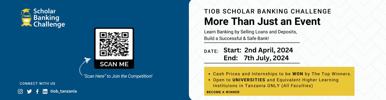 Tanzania Institute of Bankers (TIOB) – Since 1993